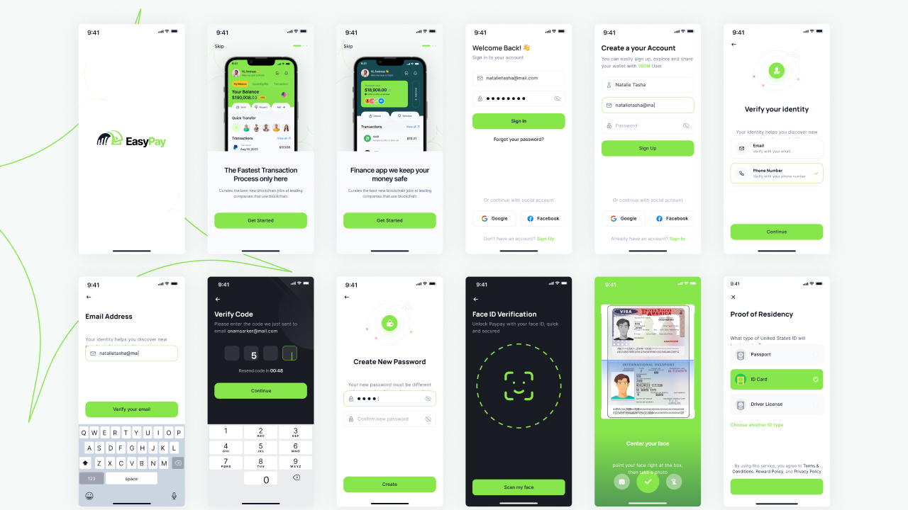 EasyPay-Wallet Finance App UI Kit by DesignsLab | ThemeForest